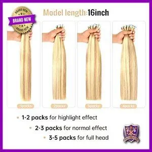 Accessories | Human Hair Tape Extensions Straight Seamless Skin Weft ...